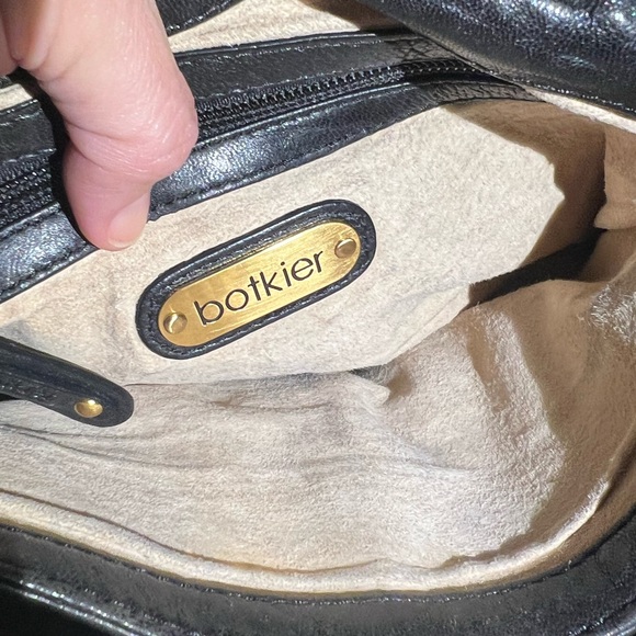 Botkier | Bags | Botkier Leather Shoulder Bag With Gold Accents | Poshmark